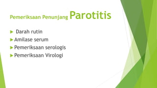 Parotitis | PPTX