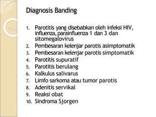 parotitis-mumps-infeksi virus.bisa ditularkanpptx | PPT