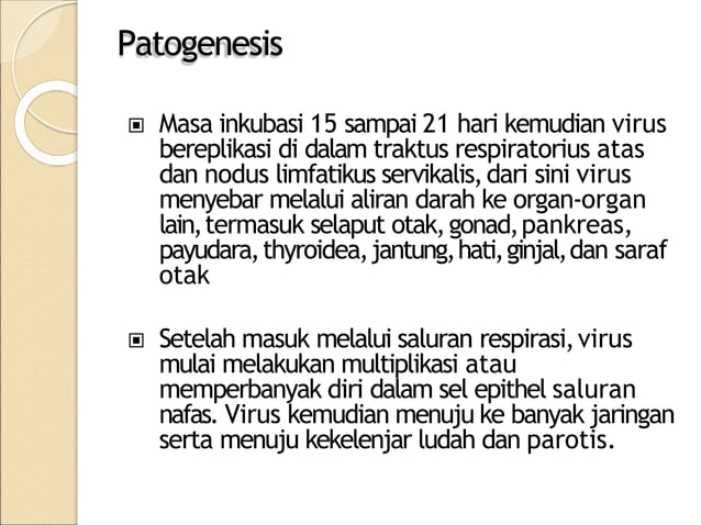 parotitis-mumps-infeksi virus.bisa ditularkanpptx | PPT