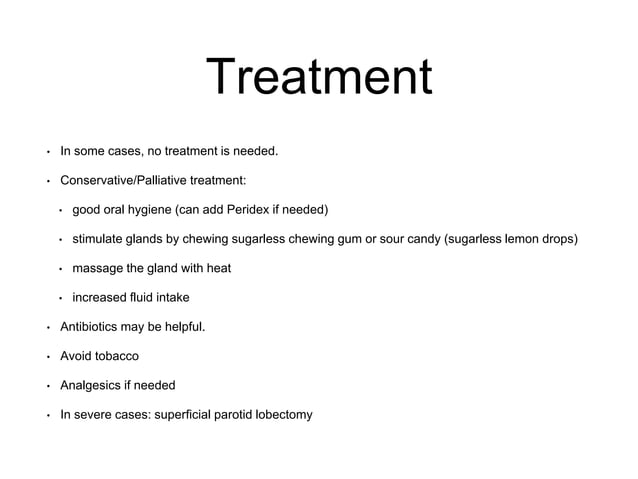 Management of Parotitis | PPTX | Ear, Nose and Throat Conditions ...