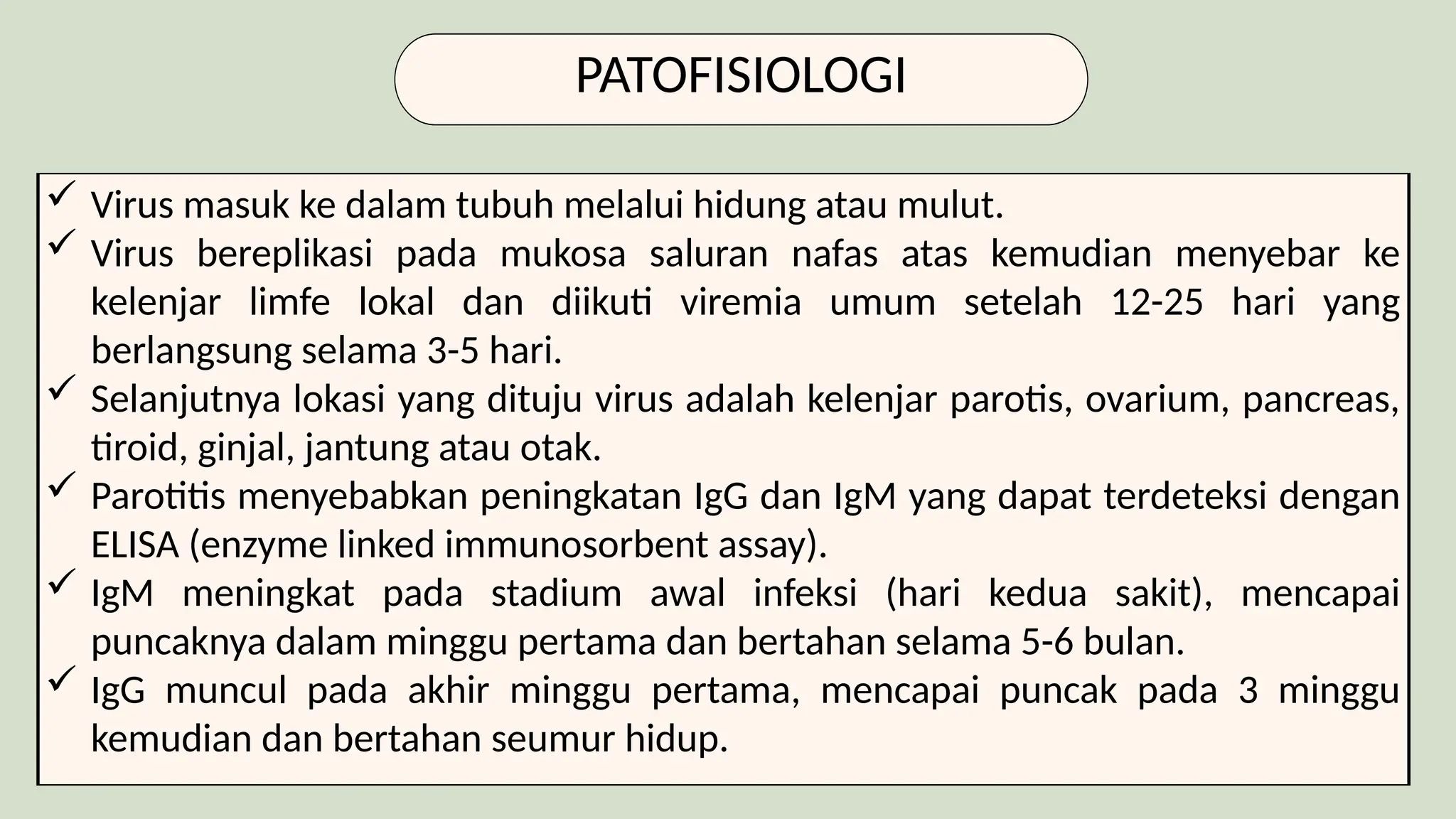 Parotitis epidemika, gondongan mumps in pediatric | PPT
