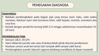 Parotitis epidemika, gondongan mumps in pediatric | PPTX