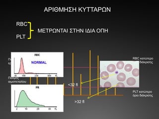ΠΑΡΟΥΣΙΑΣΗ ΔΕΔΟΜΕΝΩΝ ΑΙΜΑΤΟΛΟΓΙΚΟΥ ΑΝΑΛΥΤΗ | PPT