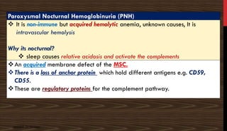 Paroxysmal nocturnal hemoglobinuria (PNH) | PDF