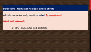 Paroxysmal nocturnal hemoglobinuria (PNH) | PDF