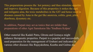 Parpati Kalpana-RASA PARPATI,TAMRA PARPATI, LOHA PARPATI BY Dr.PUSHPAJA ...