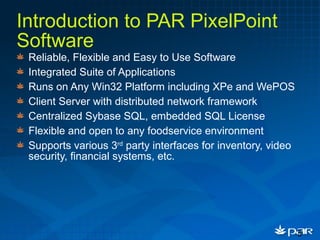 PixelPoint User Overview | PPT
