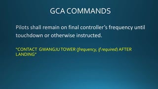 PAR GCA OPERATIONS FOR FALCON BMS | PPSX