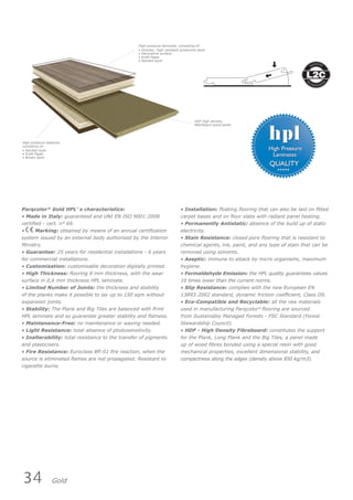PARQCOLOR - Flooring HPL Catalog | PDF