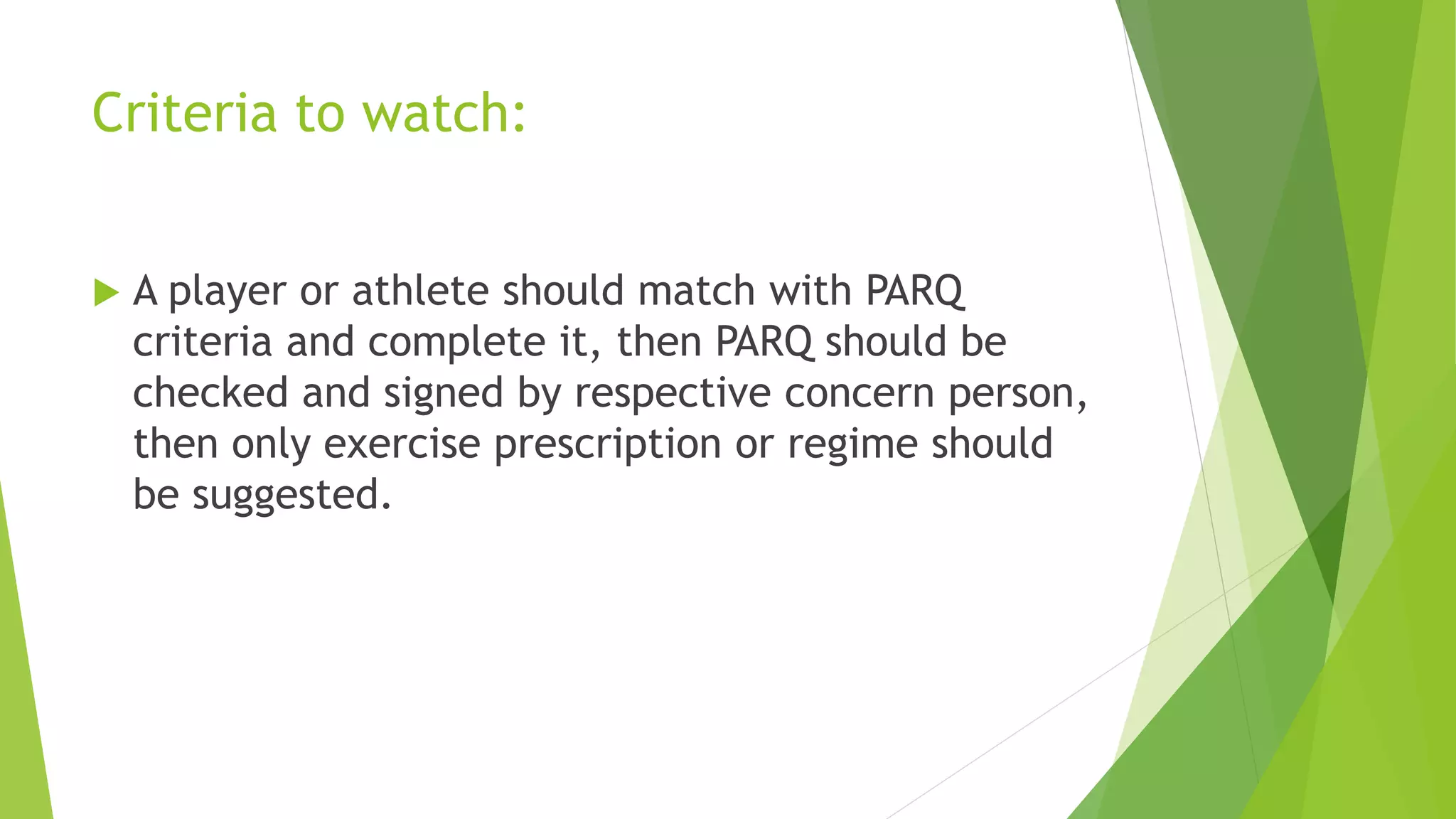 Par-Q ppt Dr. Mumux | PPTX