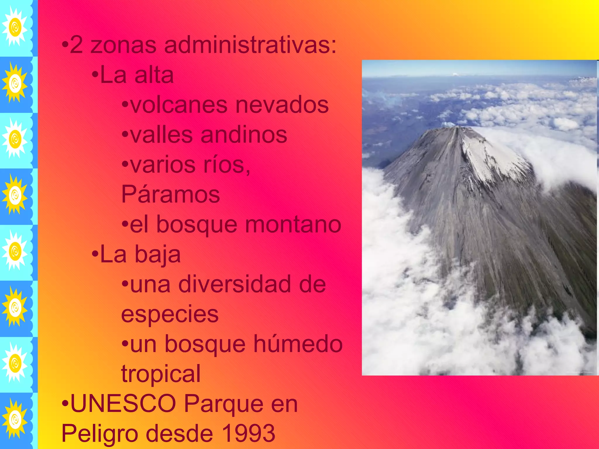 Parque Nacional Sangay Presentation | PPT