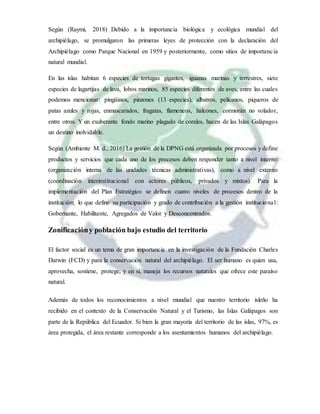 Parque nacional de galapagos t. | DOCX