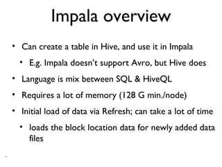 Parquet and impala overview external | PPT