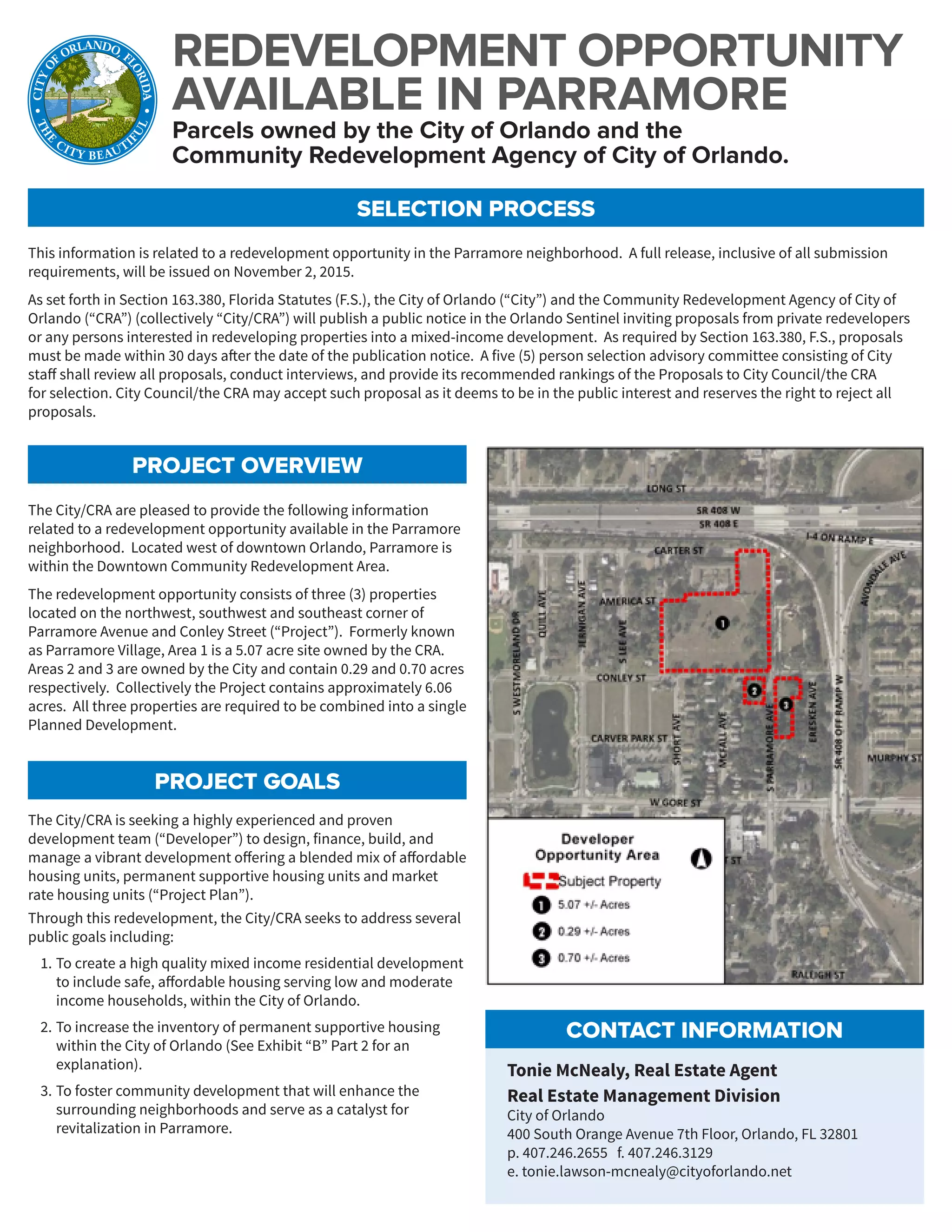 Parramore redevelopment pre | PDF