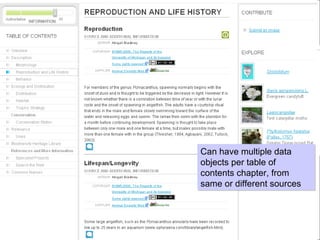 Overview of the Species Pages Group of EOL | PPT
