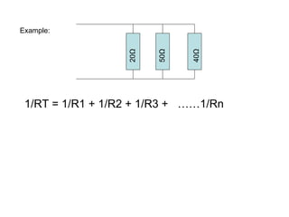 Parrellel Resistors | PPT