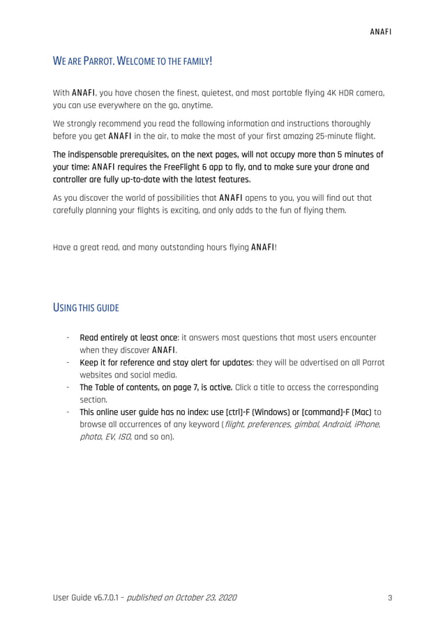 Parrot anafi work-manual-completo_v6.7.0.1_en | PDF | Operating Systems | Computer Software and ...
