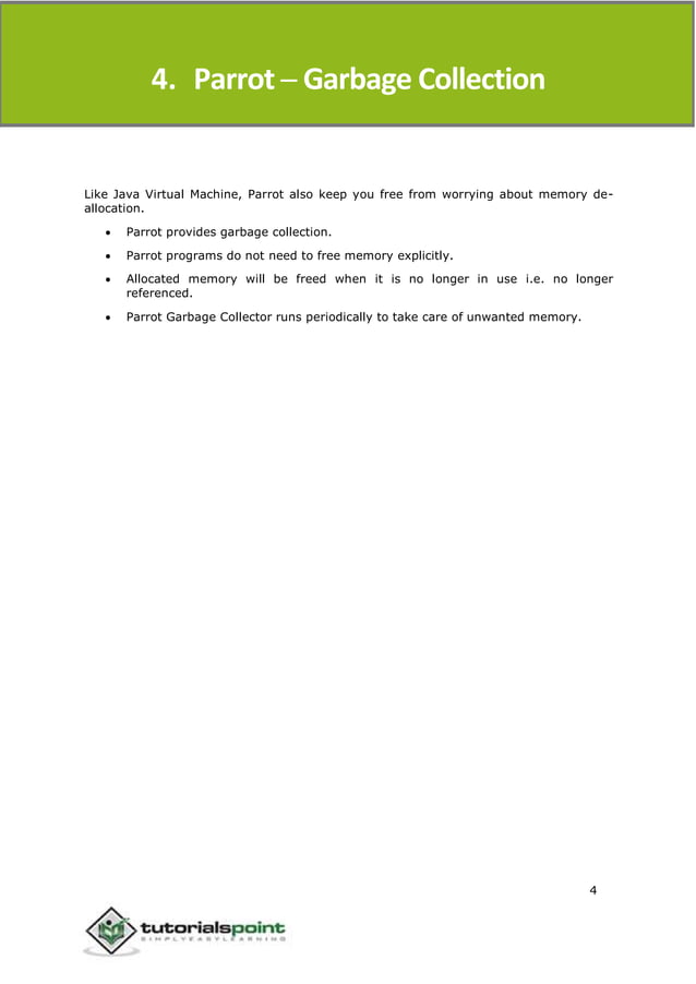 Parrot tutorial | PDF