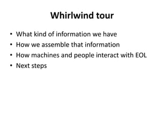 Introduction to EOL.org for scientists | PPT