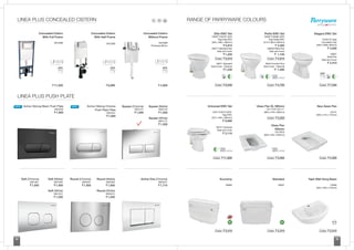 parryware product catalogue in detail for puchase | PDF