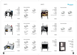 parryware product catalogue in detail for puchase | PDF