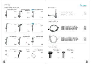 parryware product catalogue in detail for puchase | PDF