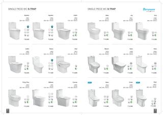 parryware product catalogue in detail for puchase | PDF