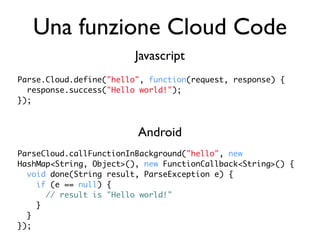 Parse - a mobile backend platform | PDF