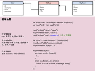 Parse, cloud code 介紹 | PDF