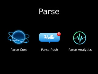 Parse - Backend as a Service | PPT