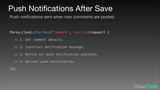 Parse London Meetup - Cloud Code Tips & Tricks | PPT