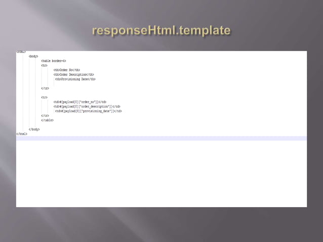 Parse template transformer mule | PPT