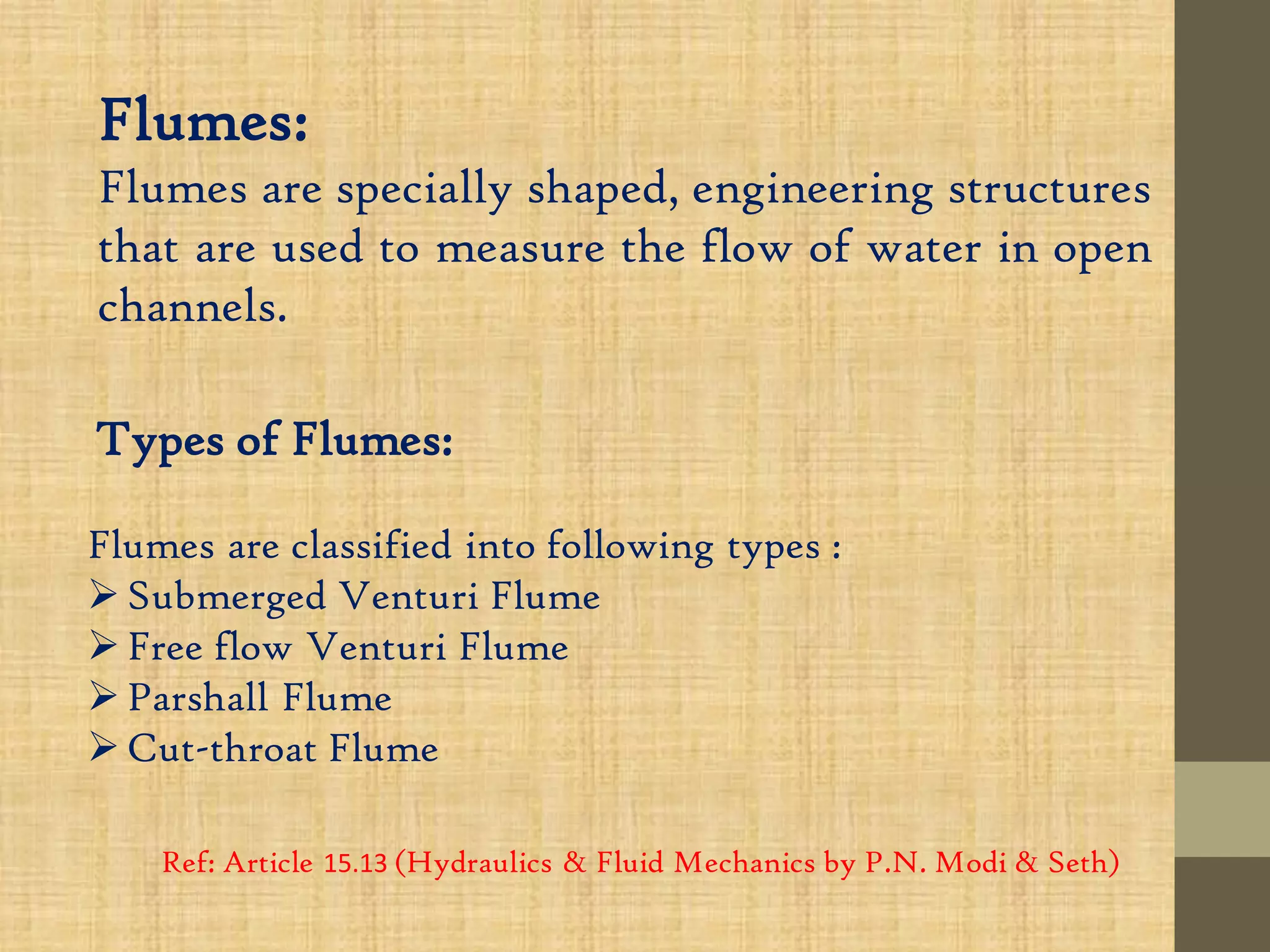 Parshall flume by ali hossain rafi | PDF