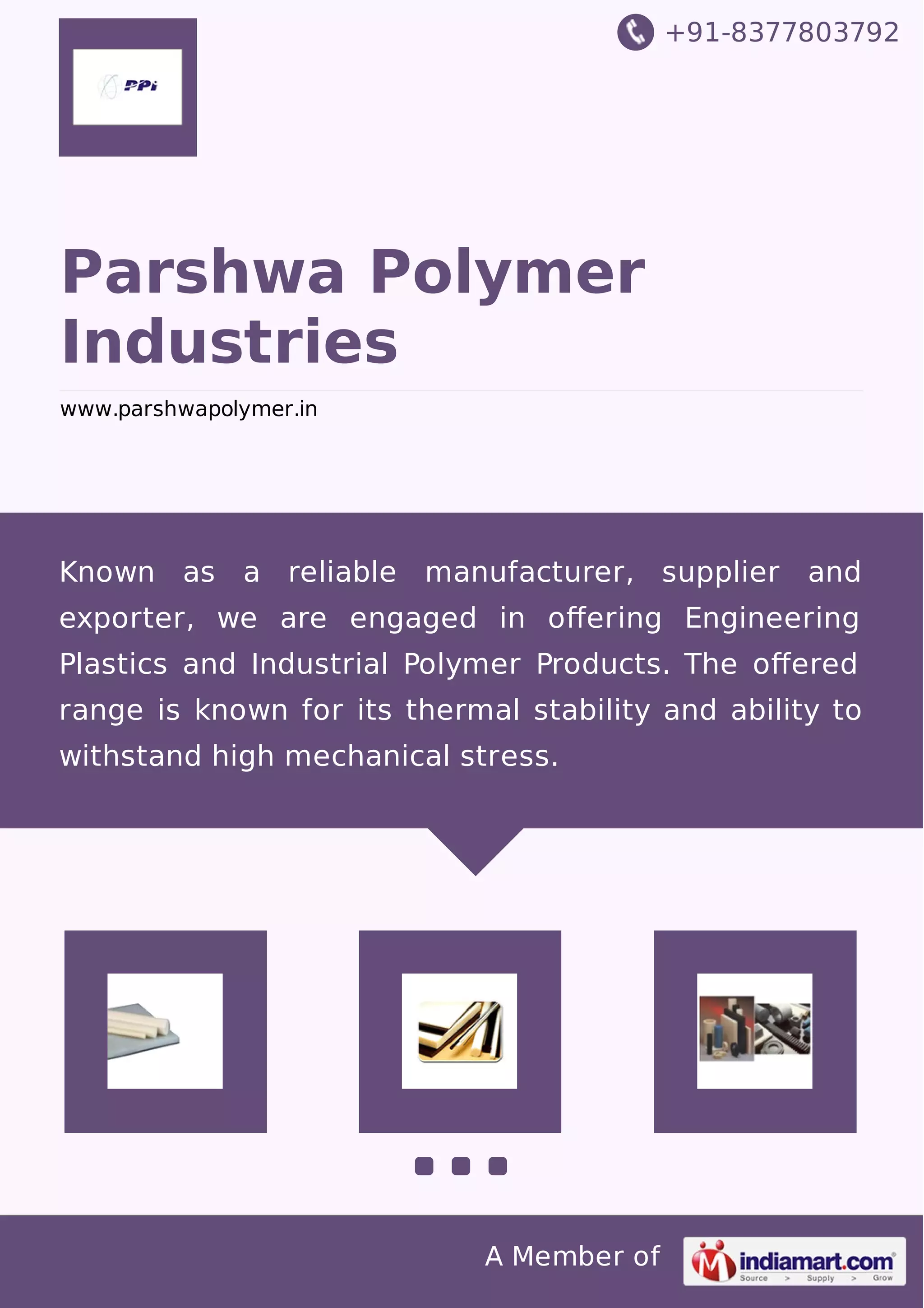 Parshwa polymer-industries | PDF