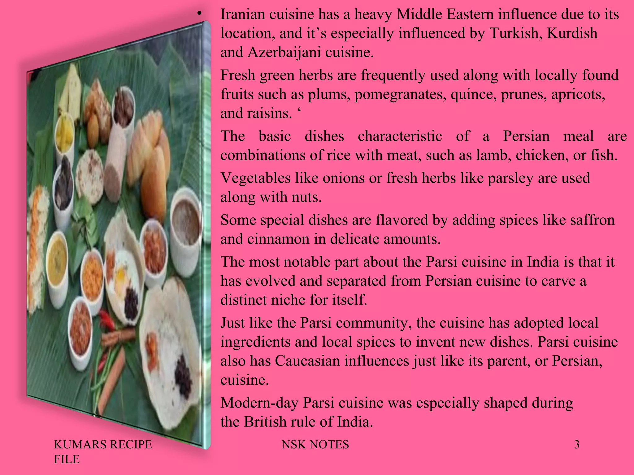 Parsi cuisine | PPT