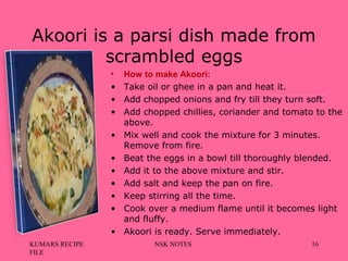 Parsi cuisine | PPT
