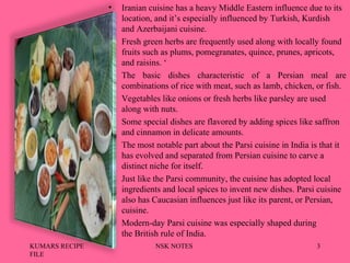 Parsi cuisine | PPT
