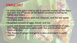 Parsi cuisine | PPTX