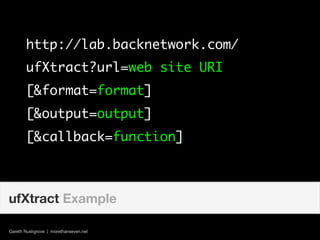 Parsing Microformats | PPT