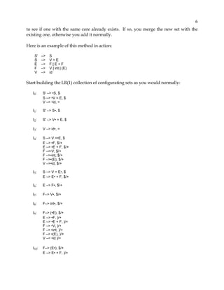 Parsing example | PDF | Programming Languages | Computing