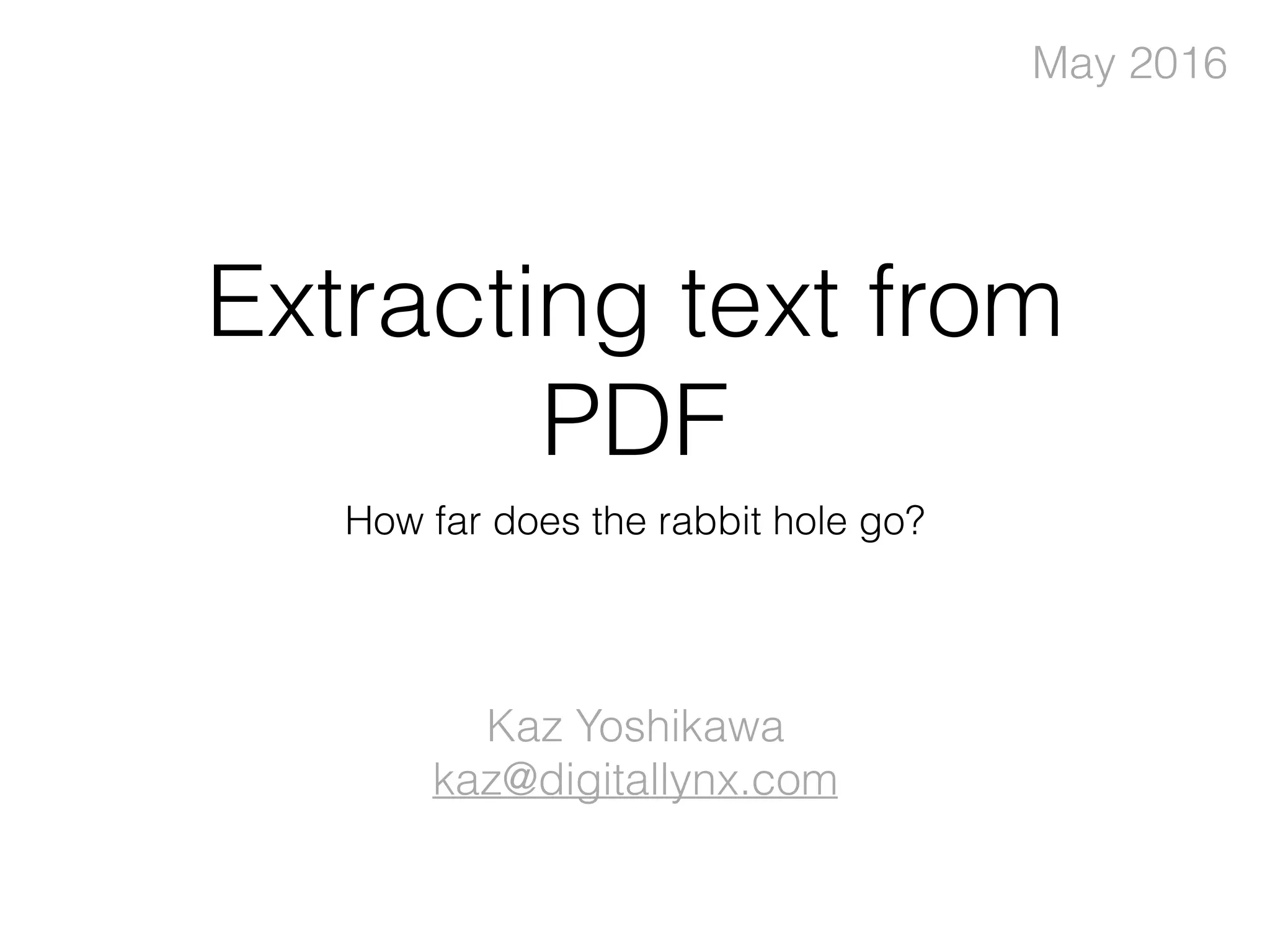 Extracting text from PDF (iOS) | PPT