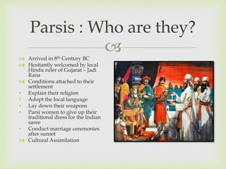 Parsis and their quest with preservation of their identity | PPTX