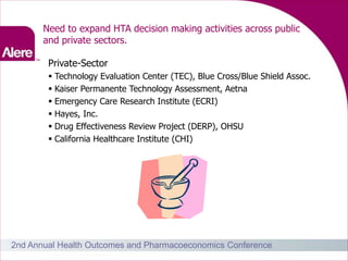 Evaluating Health Technology Assessment Reports and New Assessment ...