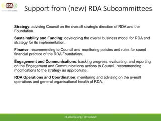 RDA Update for RDA/US Leadership | PPT