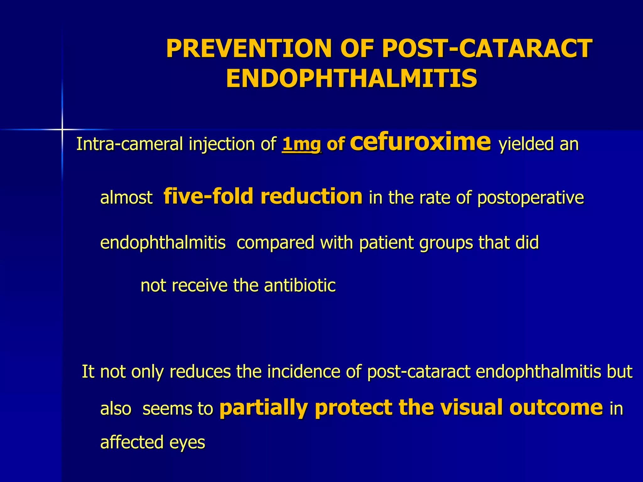 EMERGENCY PARS PLANA VITRECTOMY FOR ACUTE POST - CATARACT ...
