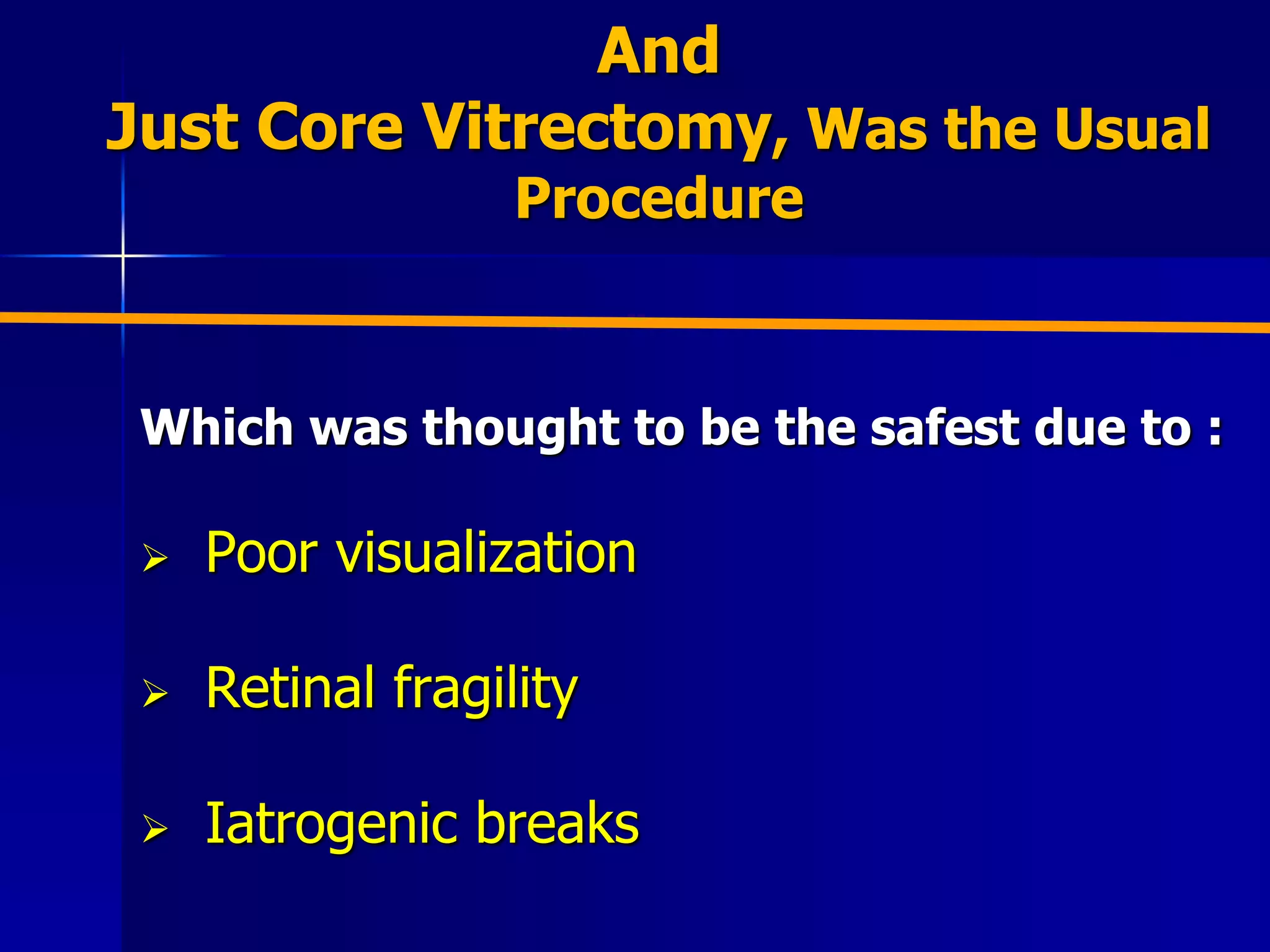 EMERGENCY PARS PLANA VITRECTOMY FOR ACUTE POST - CATARACT ...