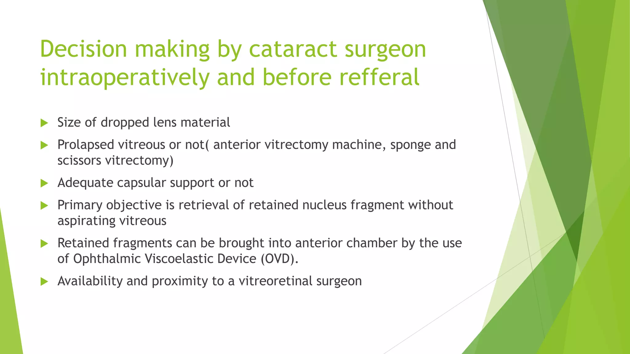 PARS PLANA VITRECTOMY FOR LENS DROP.pptx