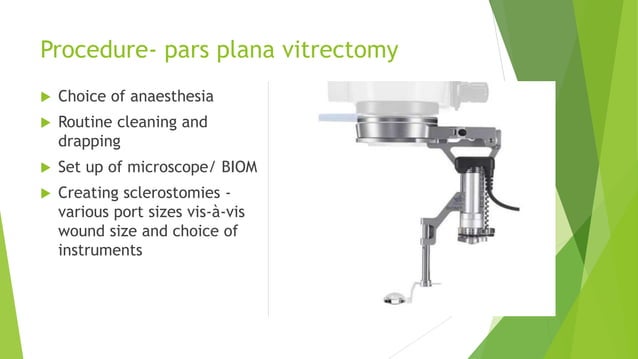 PARS PLANA VITRECTOMY FOR LENS DROP.pptx | Eye and Vision Conditions | Diseases and Conditions