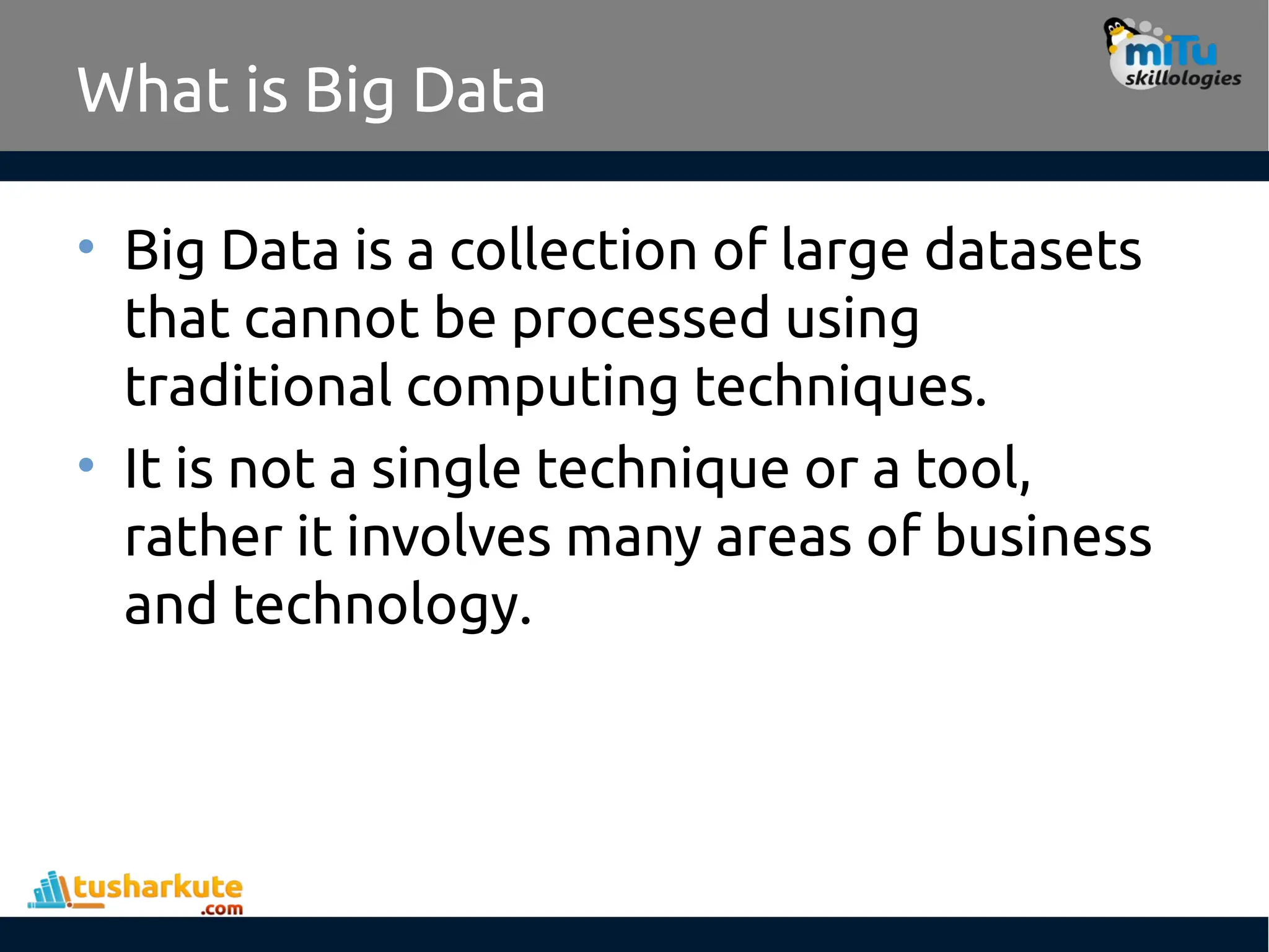 Big data ppt presentation of Big data p | PDF