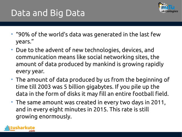 Big data ppt presentation of Big data p | PDF